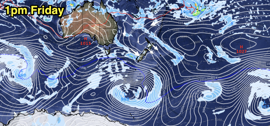 Southern Ocean storms fuel westerlies this week across NZ (+6 Maps) | WeatherWatch - New Zealand ...